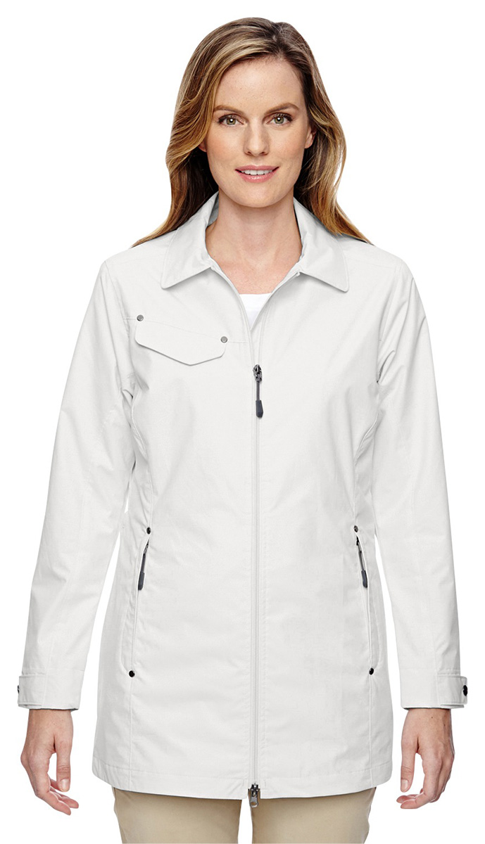 North End Women's Polyester Two Way Autolock Zipper Lightweight Jacket ...