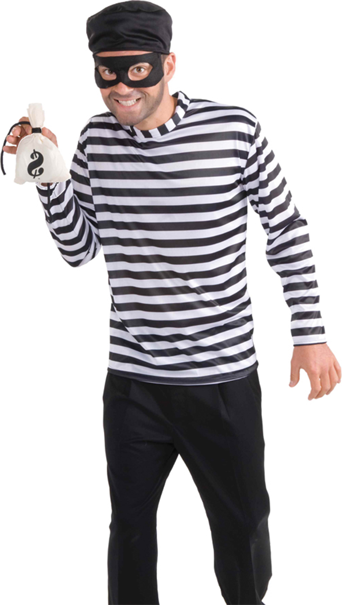 Morris Costumes Burglar Robber Thief Criminal Men's Halloween Costume ...